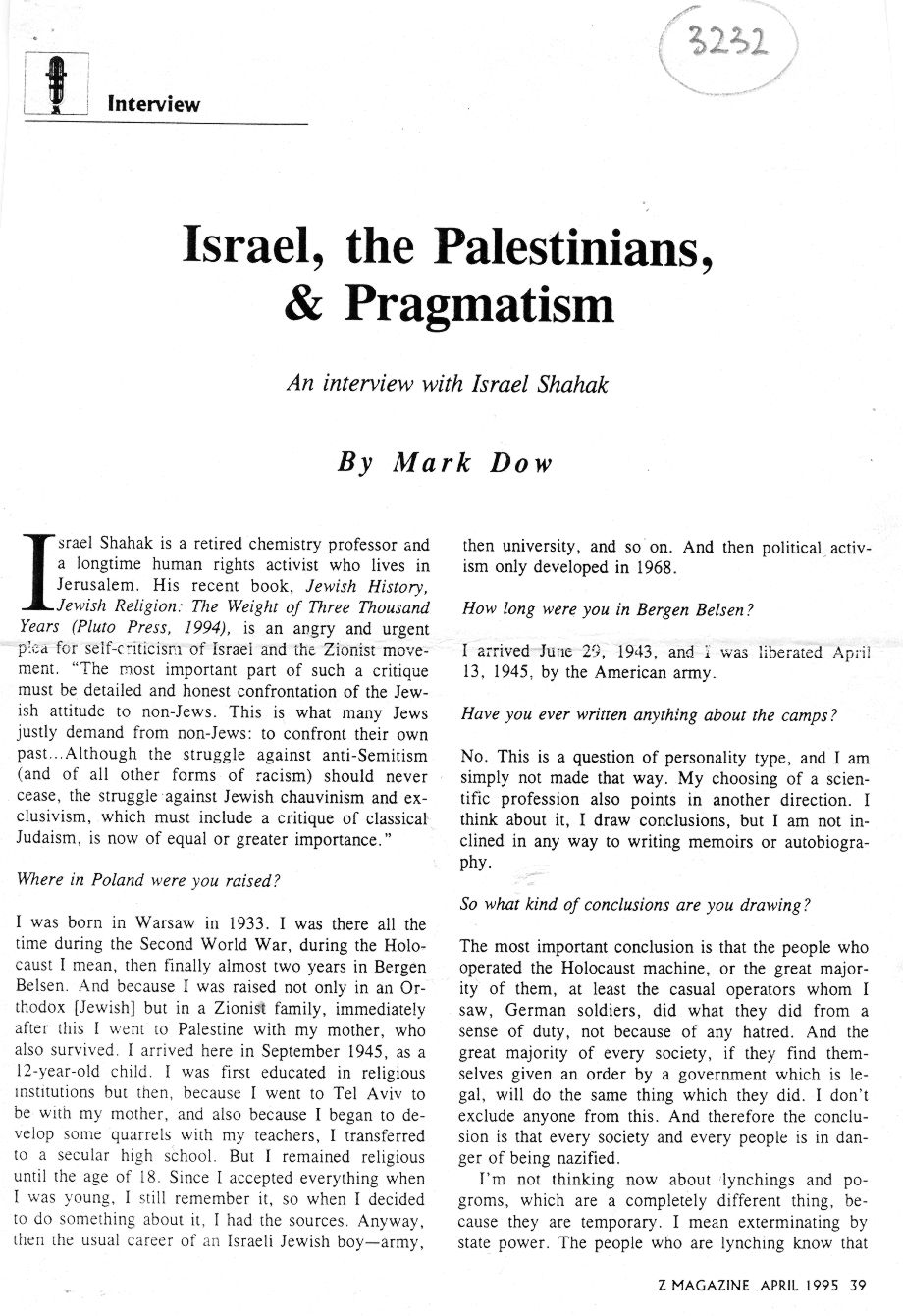 Israel Shahak